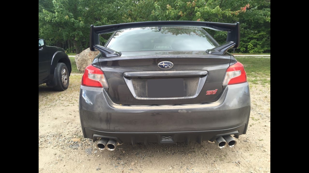 Subaru STI | 2017 STI Performance Exhaust Cold Start-up - YouTube