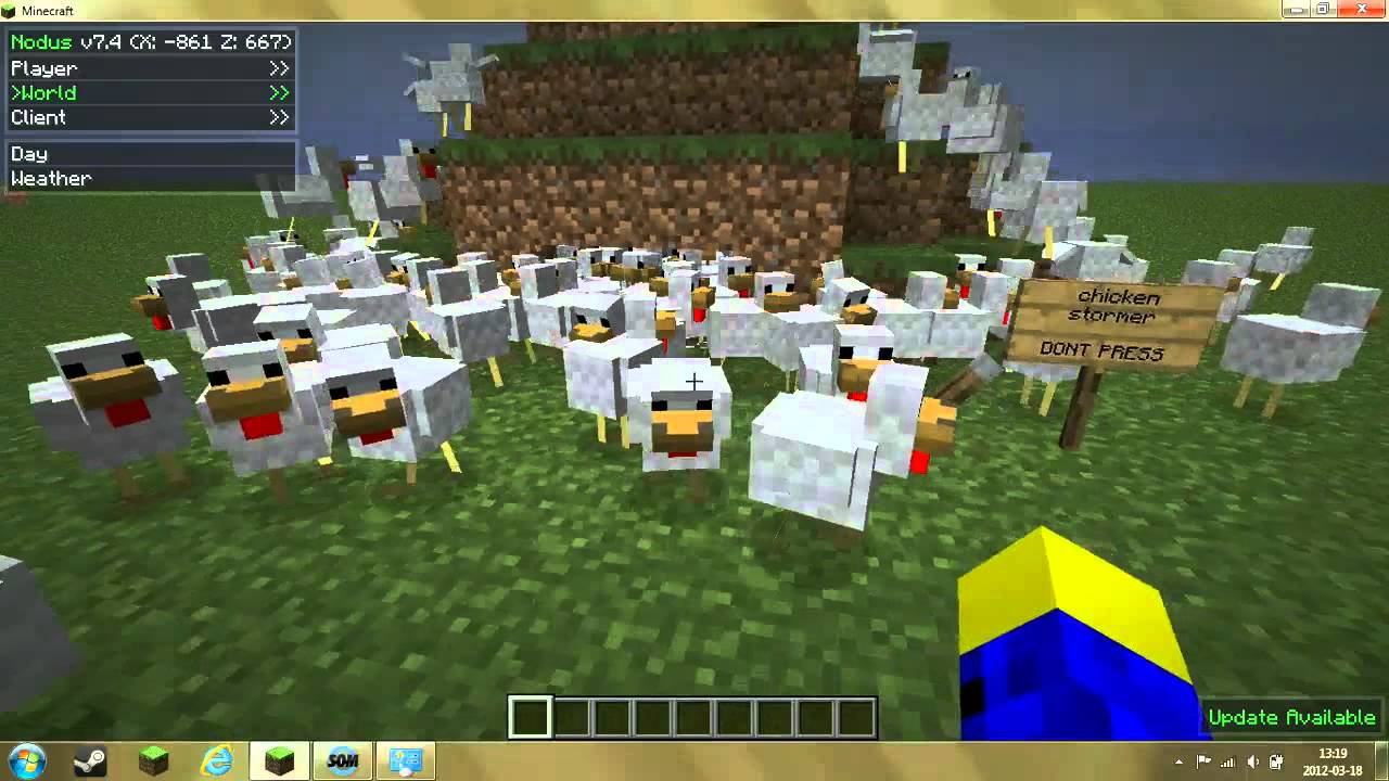 Minecraft - Chicken stormer - YouTube