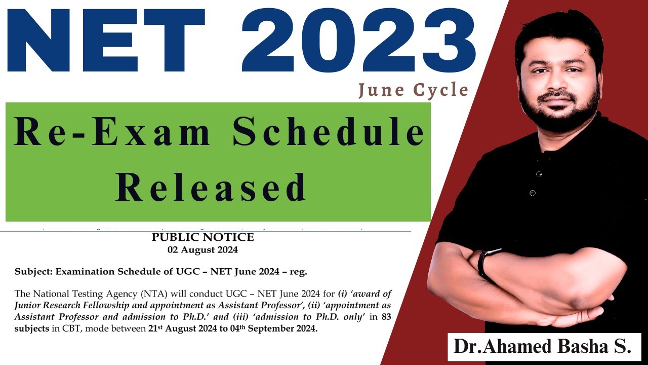Re-Examination Schedule Released - NET June 2024 #net2024 #ntanet # ...