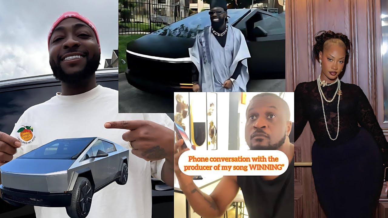 Davido or Timaya Cyber Truck / Psquare Fight & Tems - YouTube