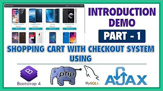 Shopping Cart With Checkout System, PHP, MySQLi, Ajax - YouTube