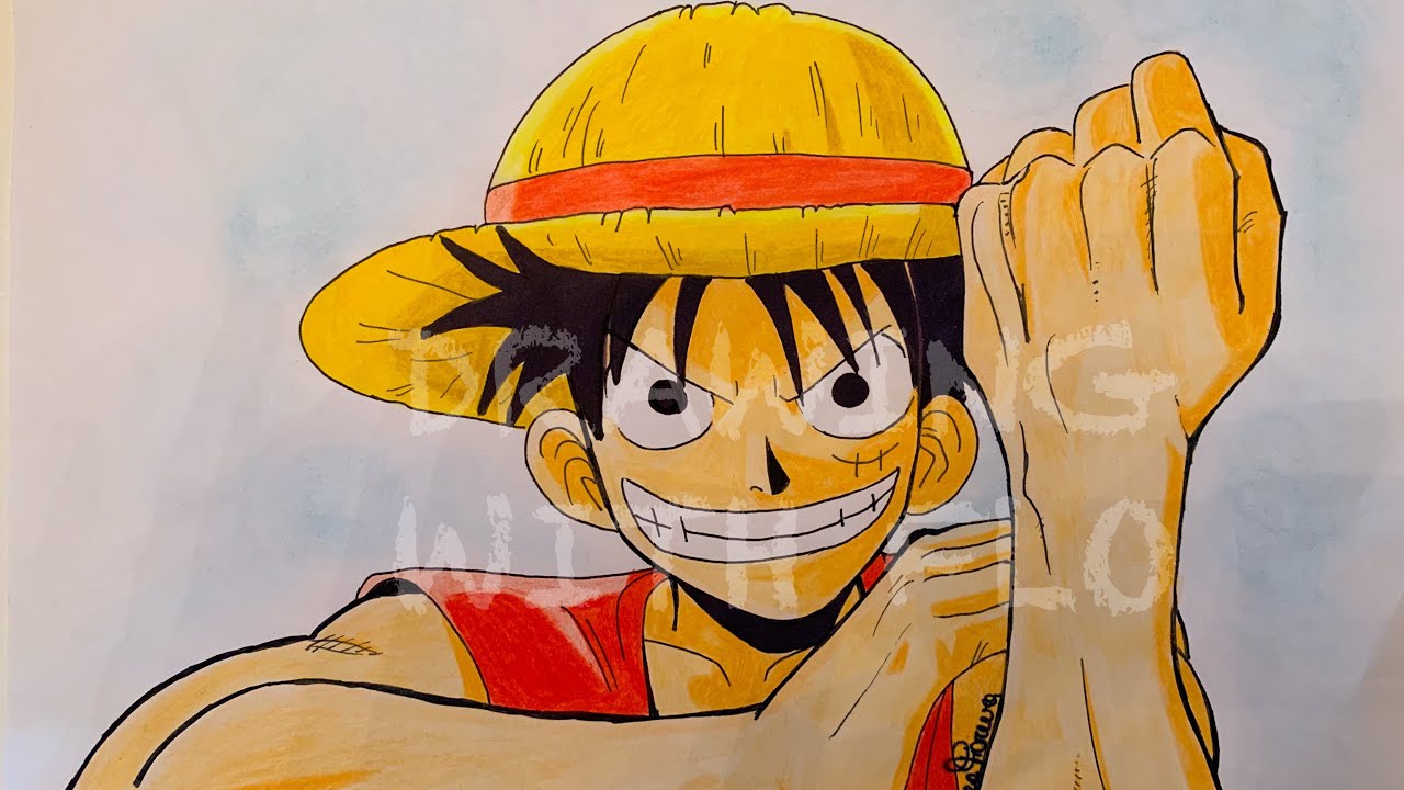 Rubber- one piece - drawing with flo - YouTube