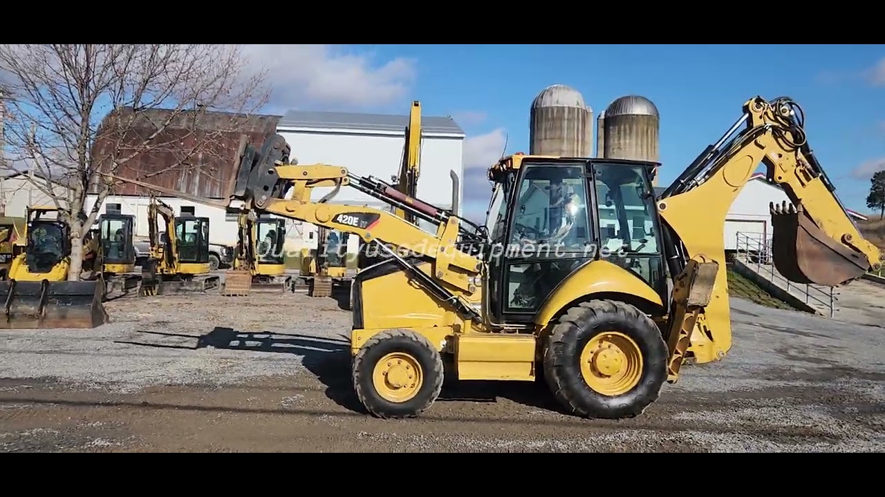 2011 Caterpillar 420E IT Loader Backhoe w/ Forks, Quick Coupler, 4x4 ...