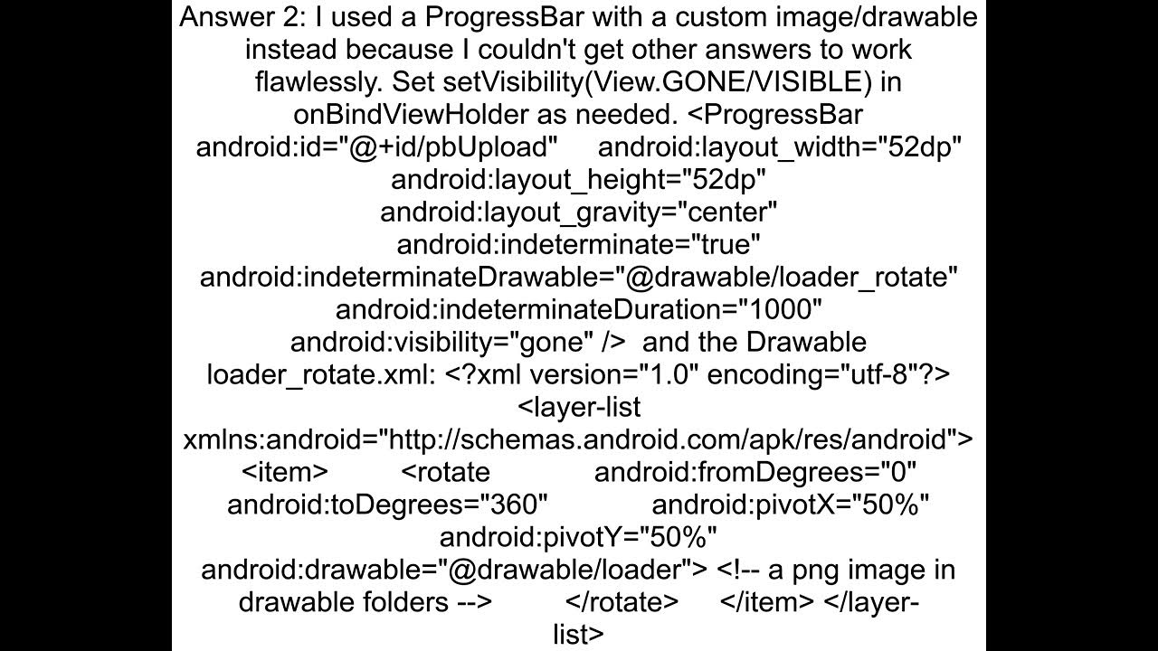 Android animation stop works in recyclerview when view go off the screen - YouTube