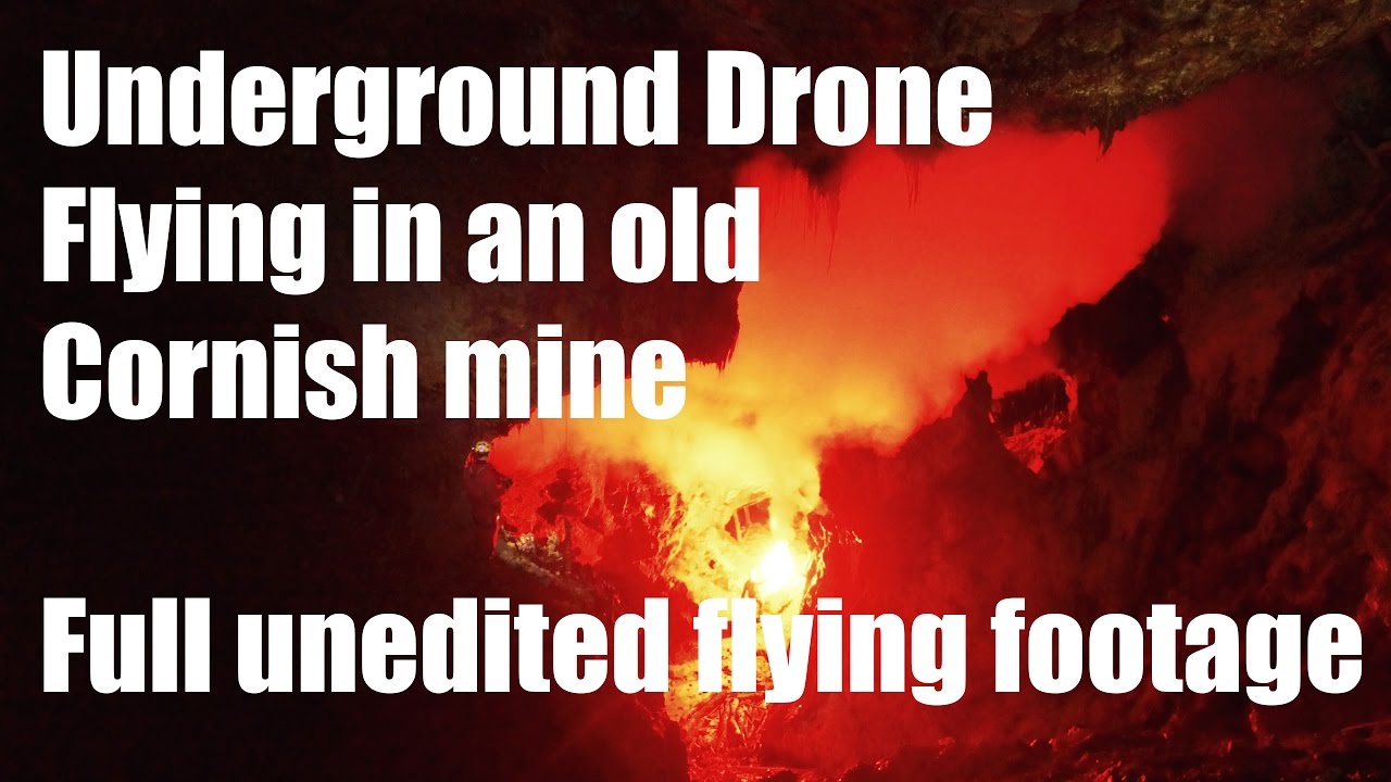 Drone flying underground Full unedited flying footage - YouTube