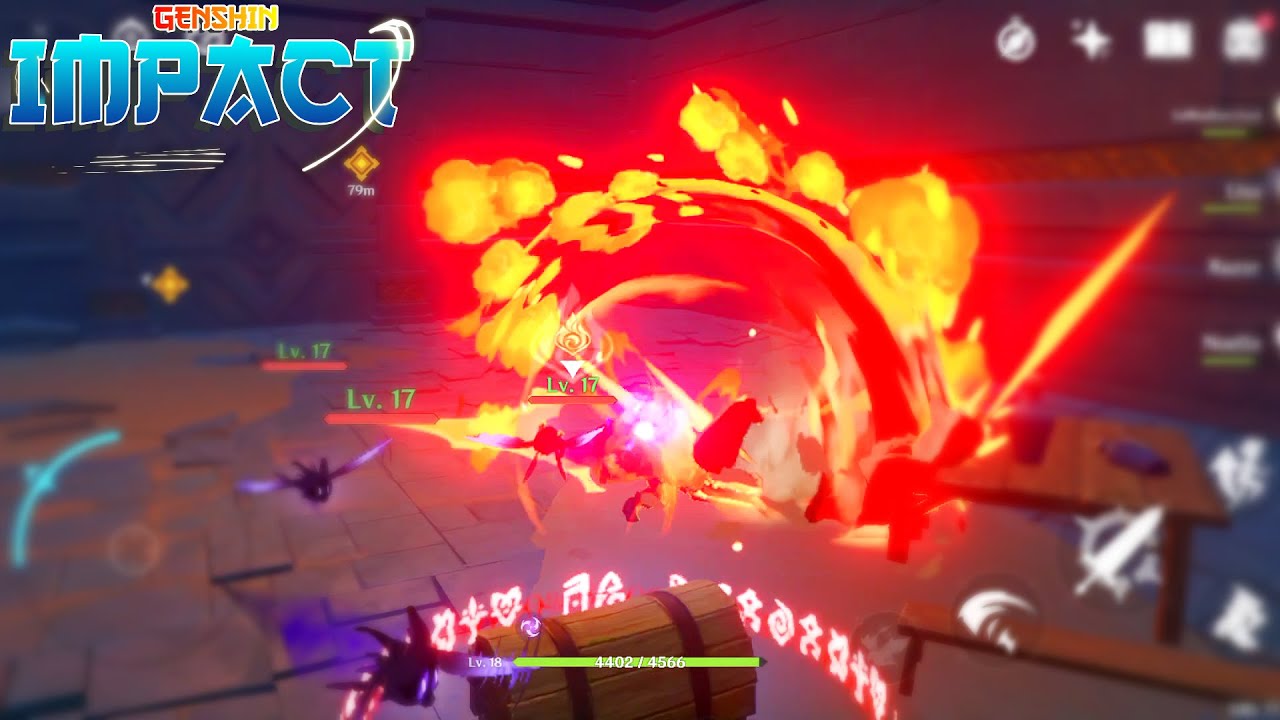 Lisa Fighting With Bird Monster Chidiya Maar Lv 17 [GI] pc sundaram ...