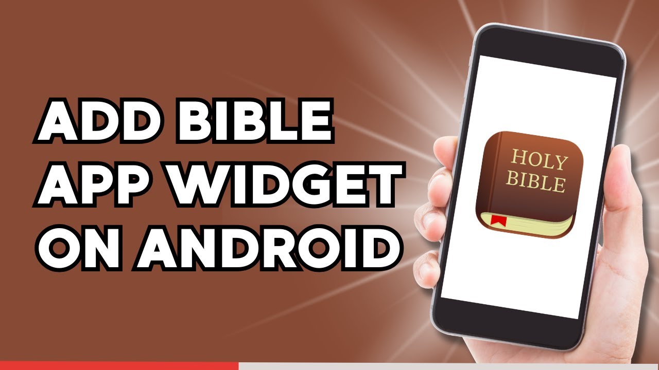 How to Add Bible App Widget on Android - YouTube