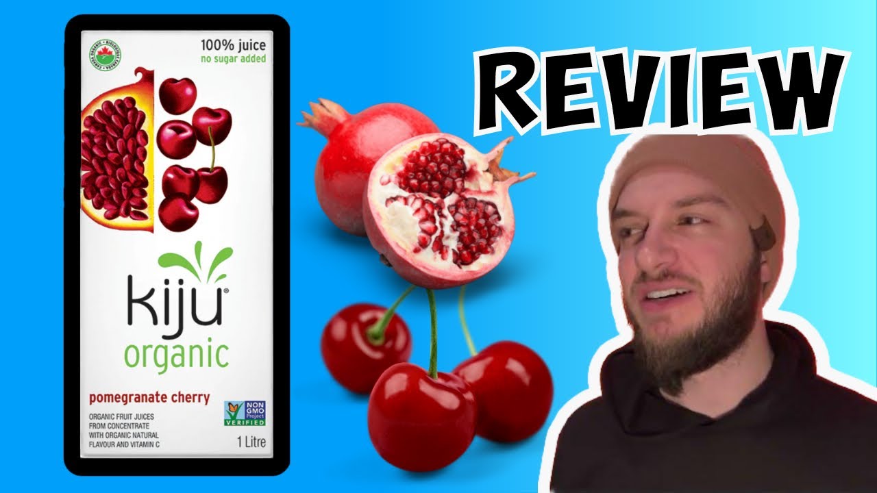 Kiju Organic Pomegranate Cherry Juice review - YouTube