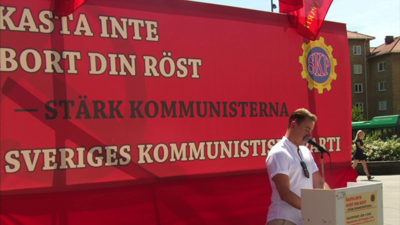 Torgmöte i Malmö: Oscar Burman om vården - YouTube