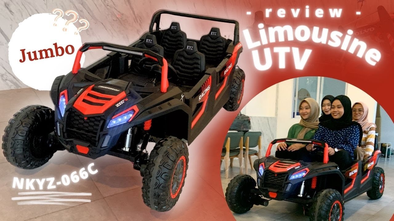 Review Mobil Aki Anak Limousine UTV NKYZ 066C 24V nkyz-066c #mainan # ...