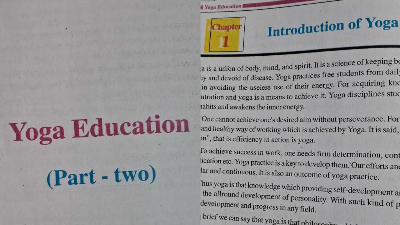 Class 8th || Introduction Of Yoga || Lesson - 1 || Supplementary Reader ...