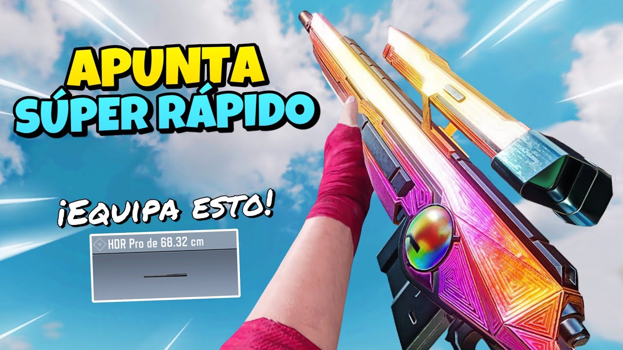 La mejor Configuración para Sniper HDR - COD MOBILE Para apuntar y ...