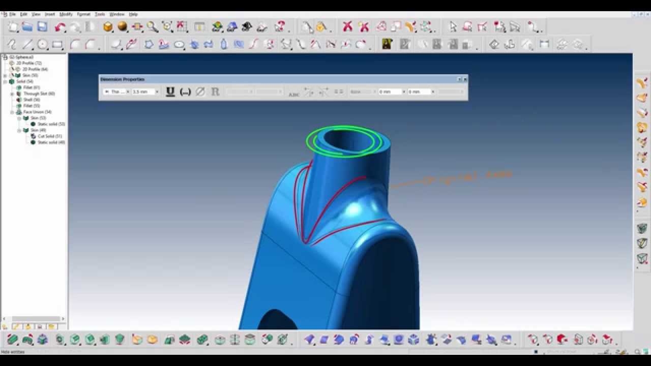 How to modify a CAD Solid by using GSM | ThinkDesign - YouTube