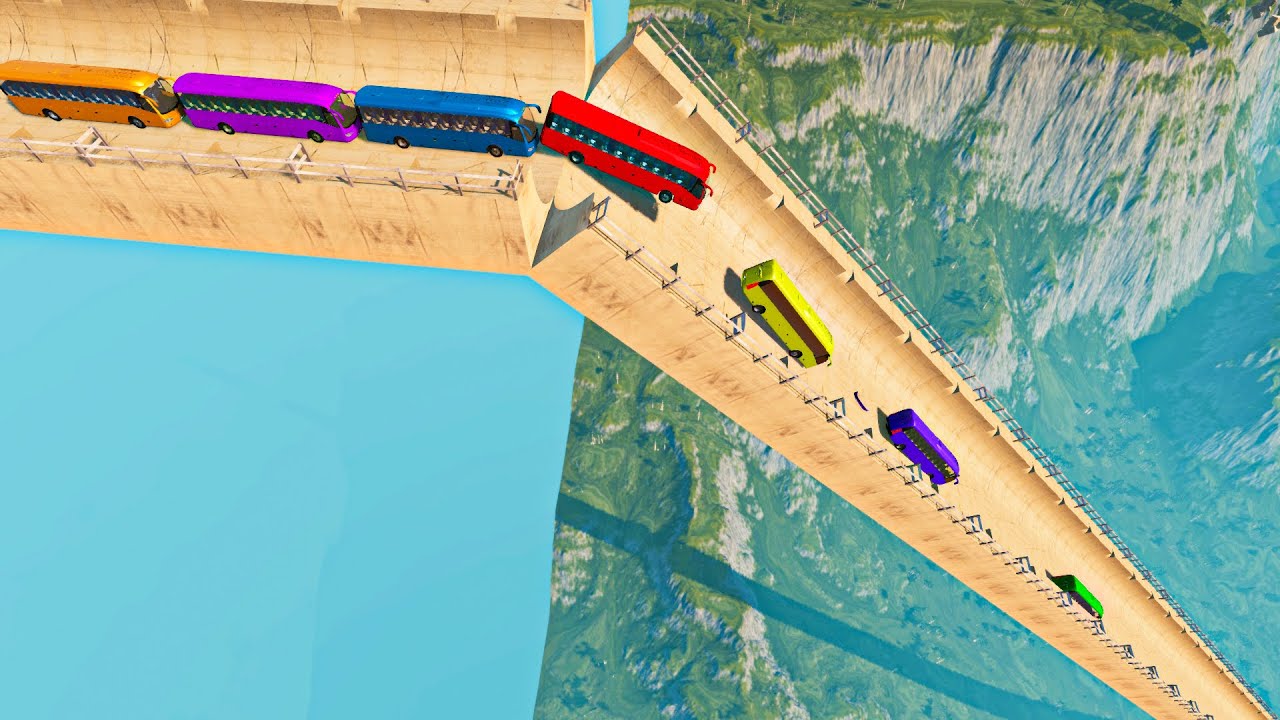 Crash is the only satisfaction #70 Cars vs GTA 5 Mega Ramp | BeamNG ...