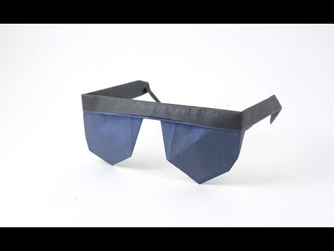 Origami - spectacles (tutorial)