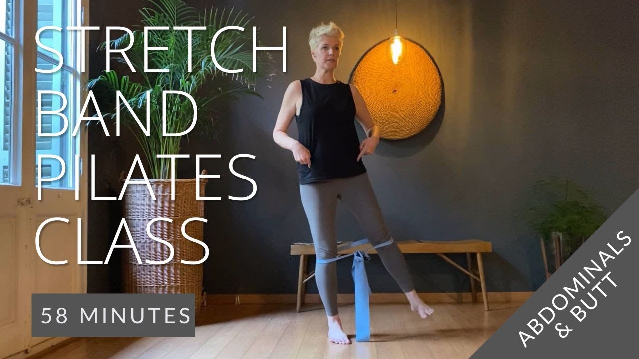Stretch band Pilates class | Abs & butt focus | Natalia Laing | 💪💪💪 | ⌛ ...
