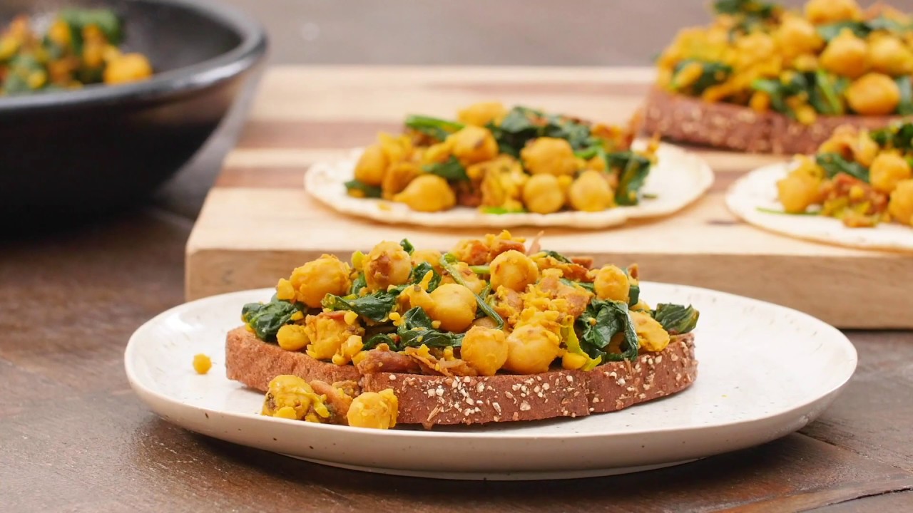 Scrambled Chickpea Breakfast - YouTube