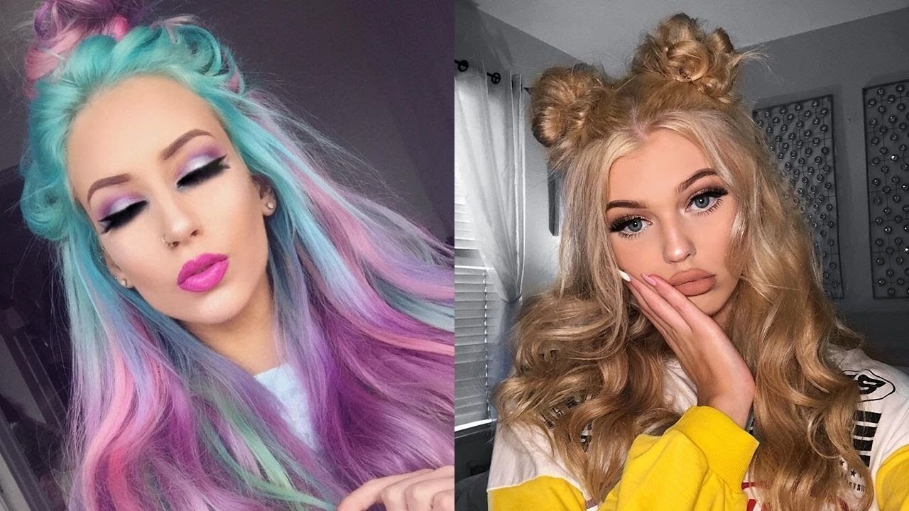 💕INSTAGRAM HAIRSTYLES COMPILATION 2020 💕 | Trendy Colorful Hairstyle ...