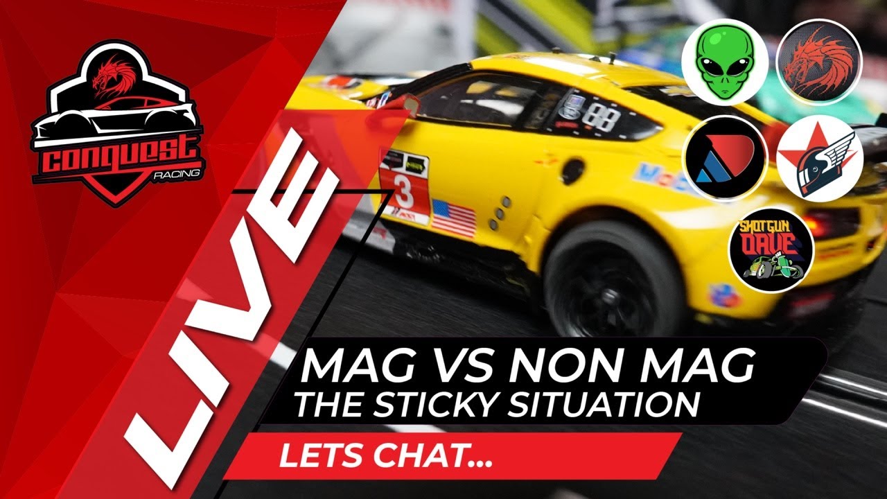 Mag Vs Non Mag The Sticky Slot Car Situation - YouTube