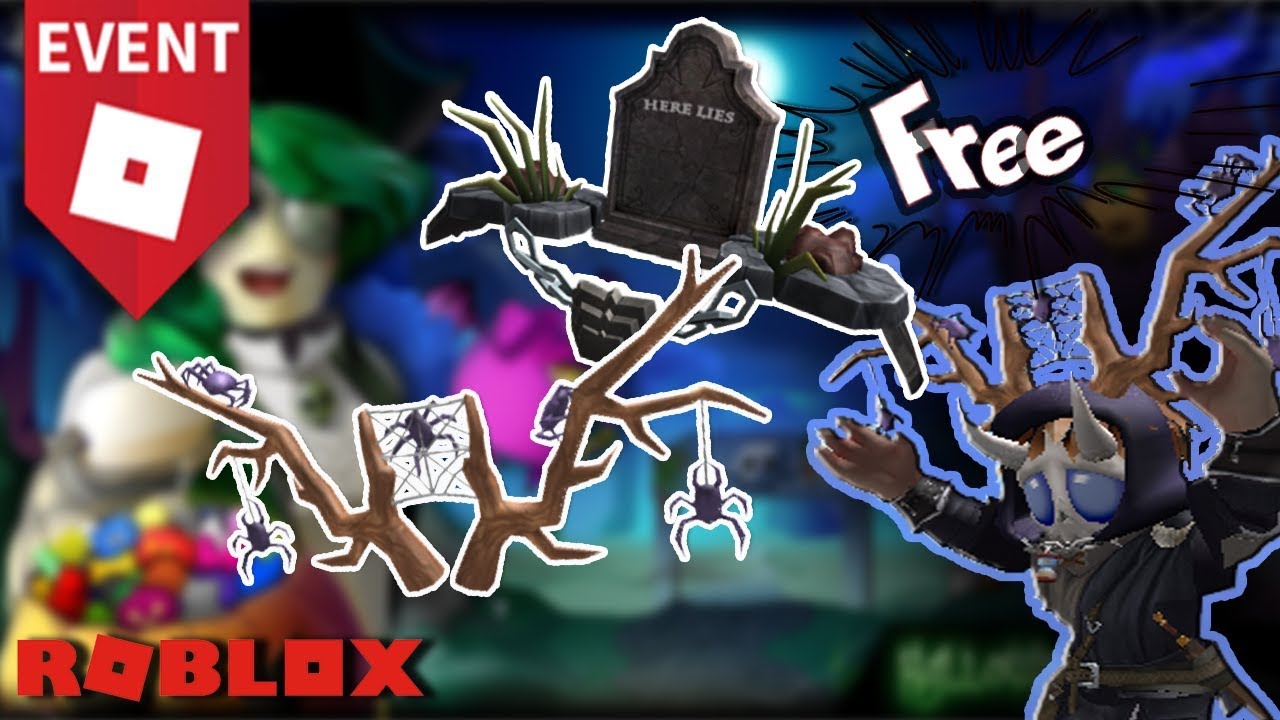 Roblox วิธีเอาไอเทมฟรี (SPIDER ANTLERS) - ROBLOX HALLOWEEN EVENT 2018 ...