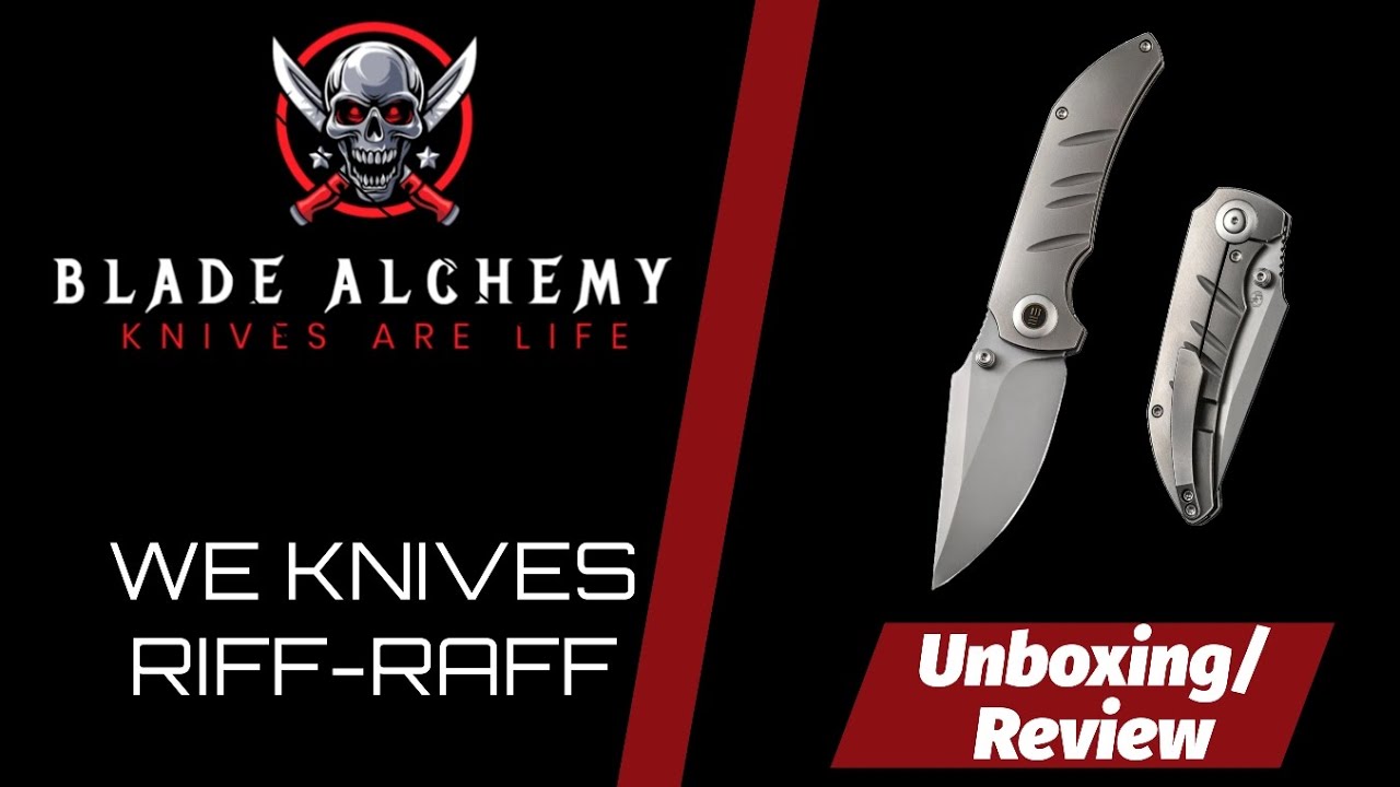 WE Knives Riff-Raff Unboxing/Review - YouTube
