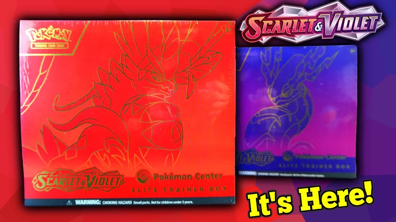 Scarlet & Violet is HERE! - Pokémon Scarlet PC ETB Opening! - YouTube