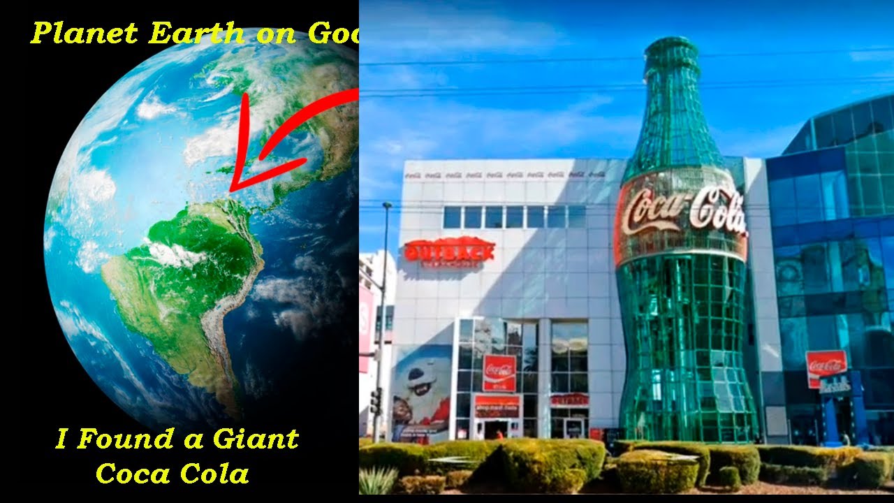I Found a Giant Coca Cola On Google Earth and Maps #googlemaps #google ...