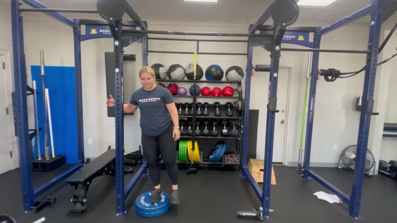 Lateral Step Down Hold - YouTube