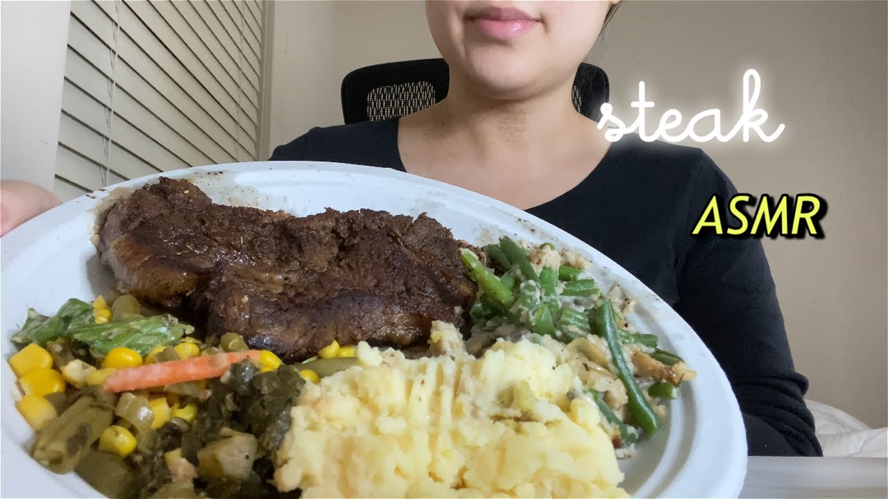 steak asmr eating sounds - YouTube