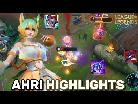 LEAGUE OF LEGENDS: WILDRIFT|AHRI OUTPLAYED COMPILATION|RANK ELO HELL ...
