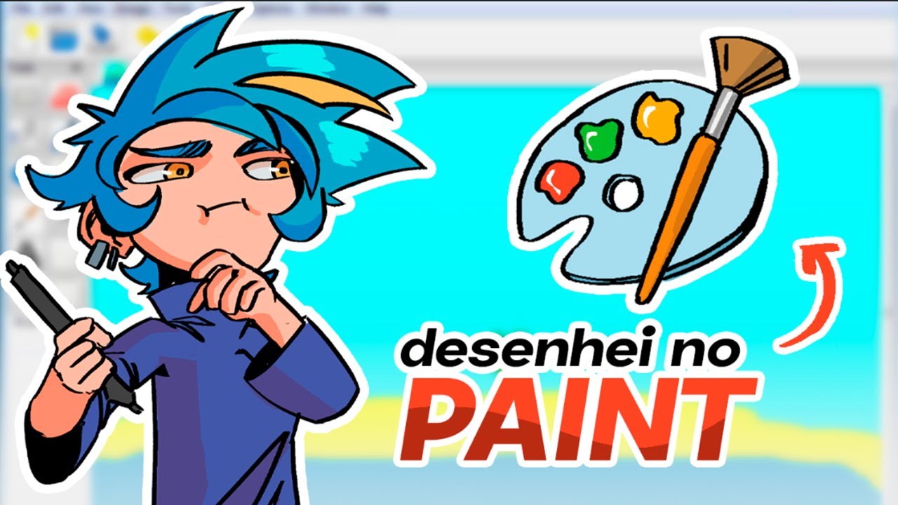 É possível PINTAR usando PAINT ?? 🎨 - YouTube