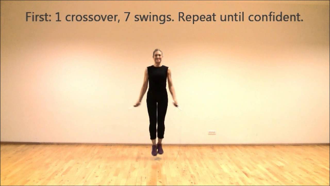 Rope Jumping Fitness | How to master crossovers | Marina Aagaard, MFT ...