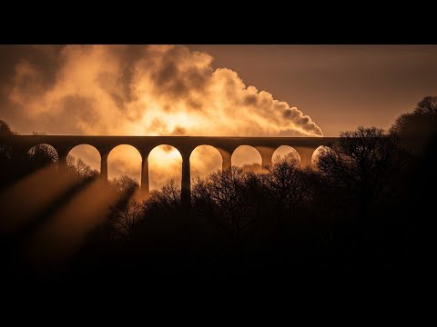 Crigglestone Viaduct, Calder Grove - Disused Midland Railway. British ...