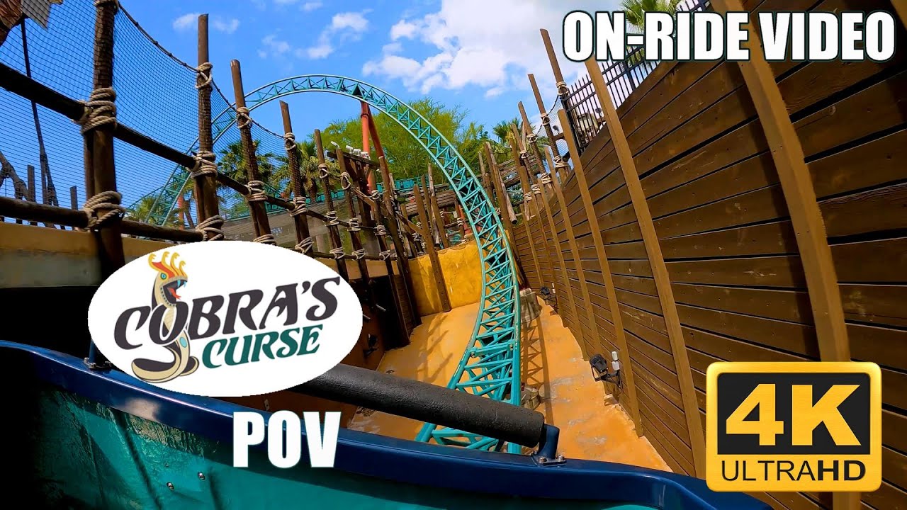 Crazy Spinning Family Roller Coaster! Cobras Curse POV - Busch Gardens ...
