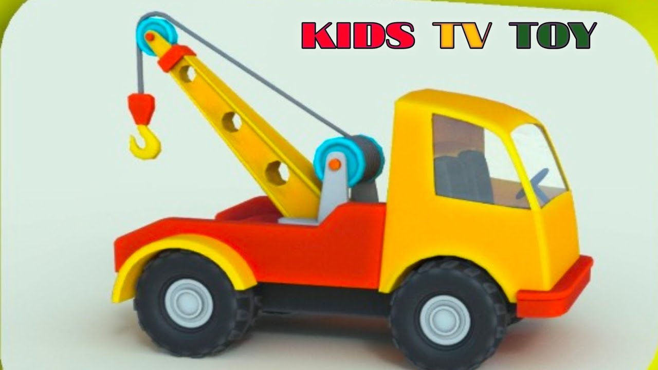 Construction Trucks for Kids crain truk | accident car for Children ...