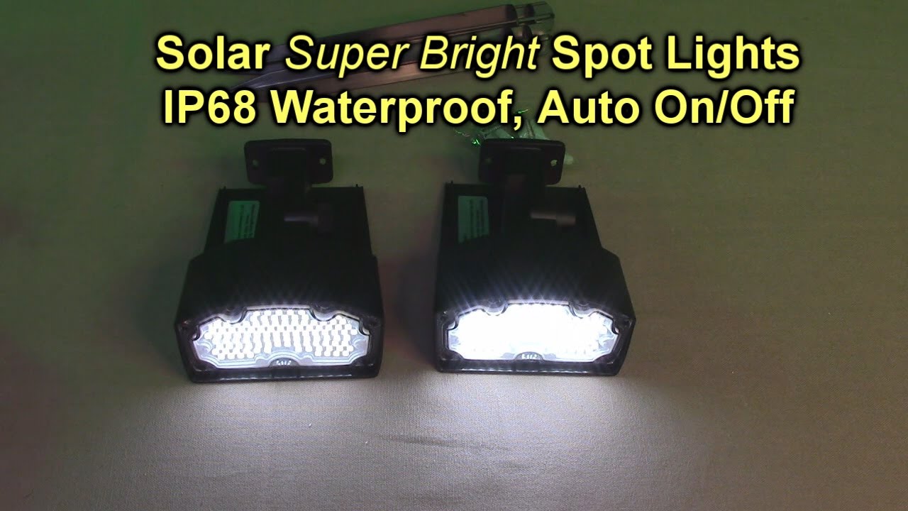 Airmee Solar Outdoor Lights, 𝟭𝟬𝟲 LEDs Super Bright IP68 , Auto On/Off ...