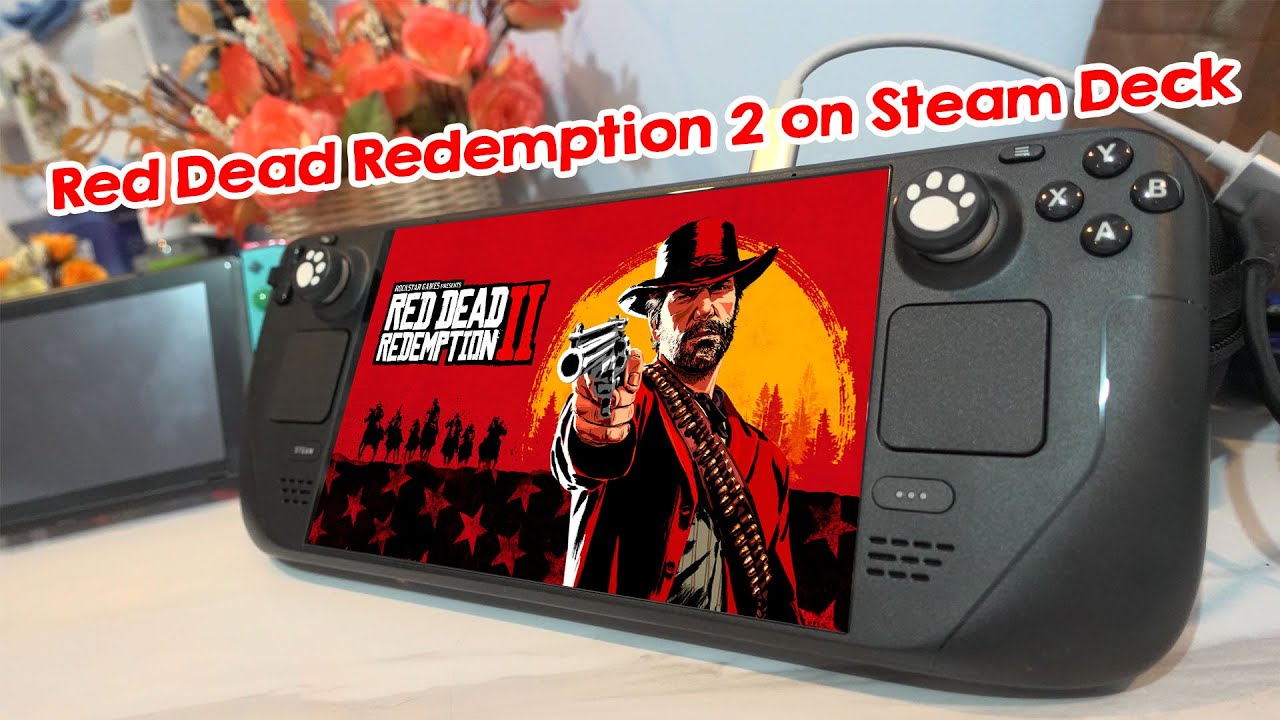 Red Dead Redemption 2 on Steam Deck Windows 11 40hz panel - YouTube