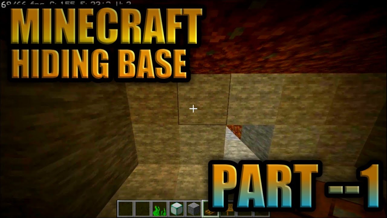 MINECRAFT HIDING BASE~ HIDING BASE IN MINECRAFT - YouTube