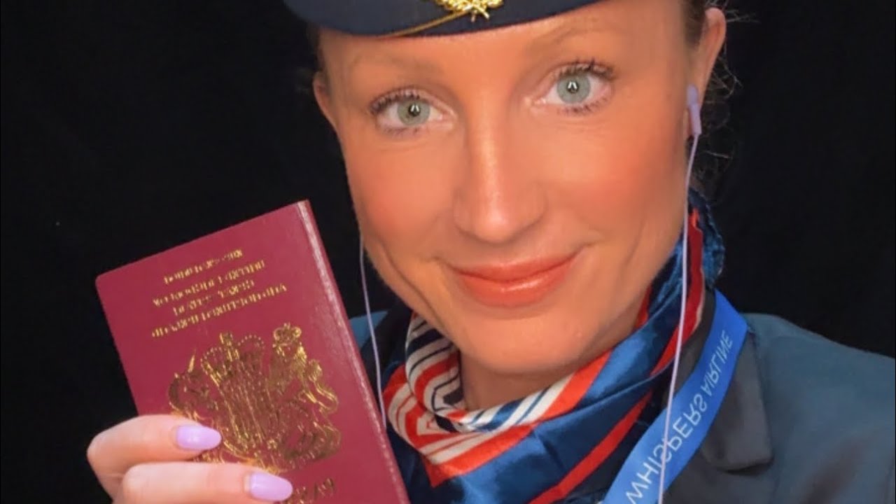 ️ ASMR fun Flight turbulence air hostess roleplay personal attention ...