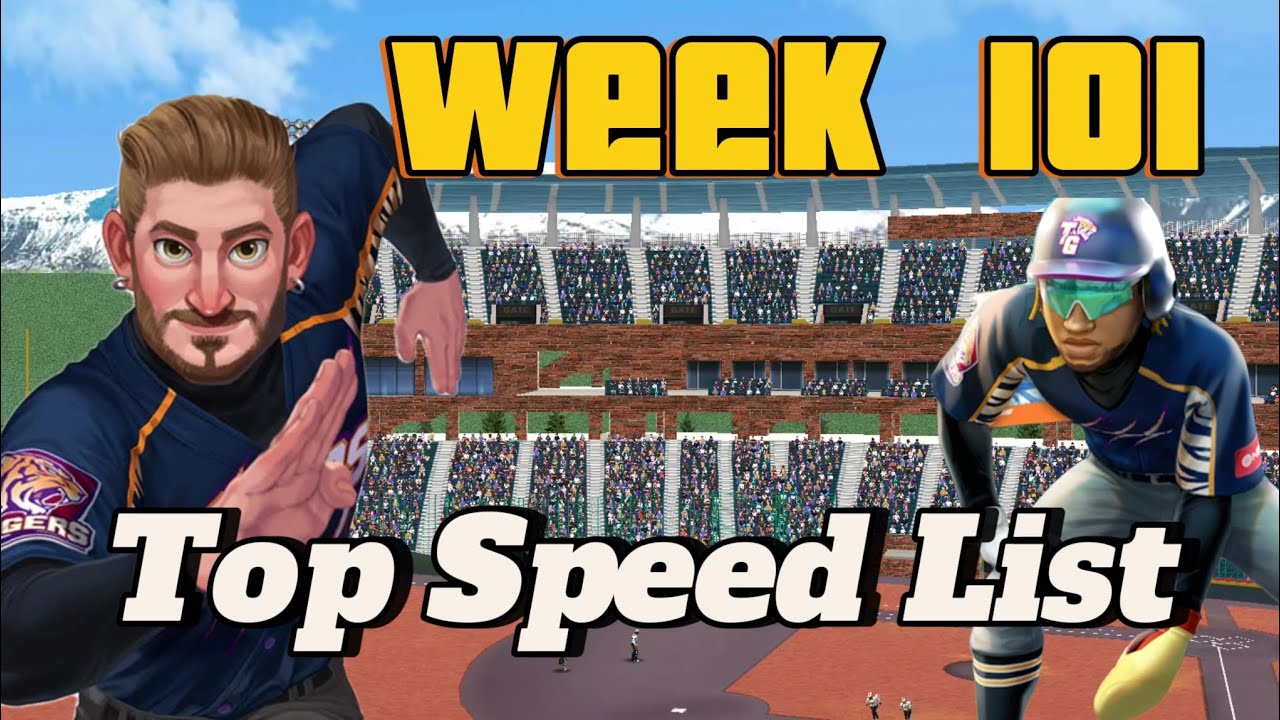 Baseball Clash- Week 101- Top Speed 1-25 - YouTube