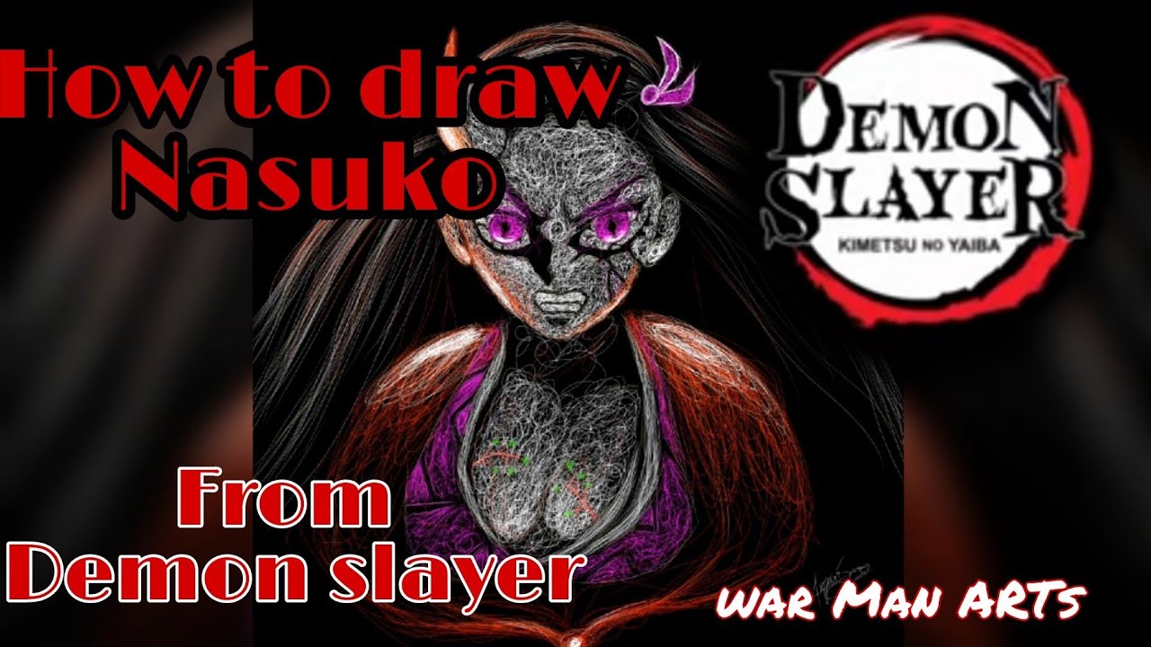How to draw Nasuko🔥@WarManARTs #drawing#art#demonslayer - YouTube