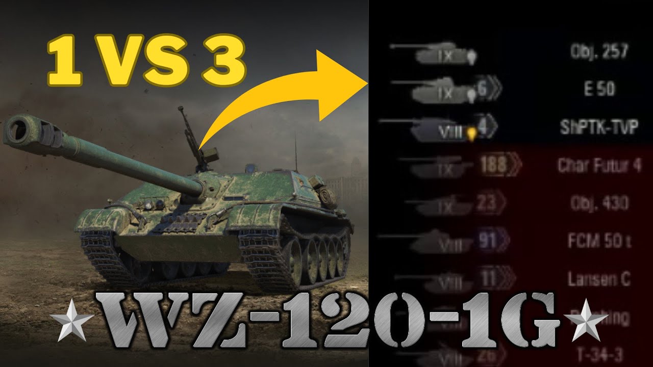 War Mod WZ-120-1G FT Battle - YouTube