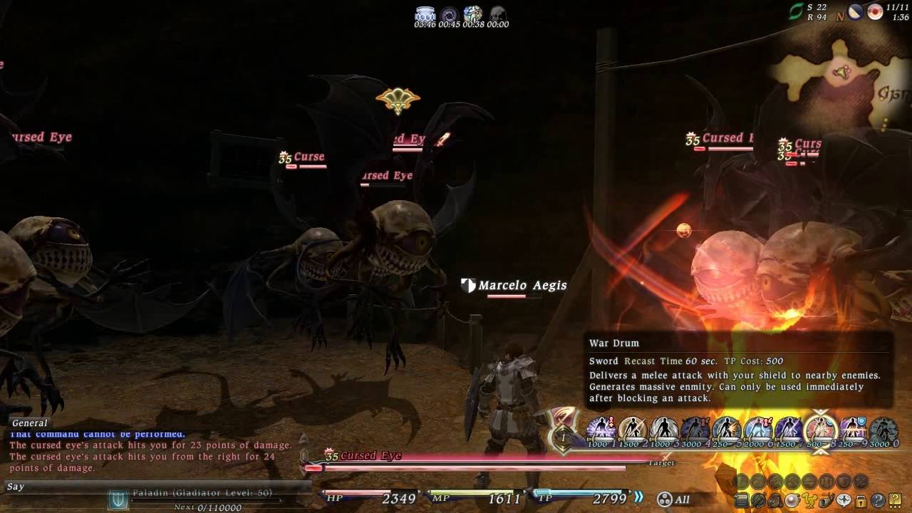 Cursed Eye - Our Final Fantasy XIV Online 1.23 Life - YouTube