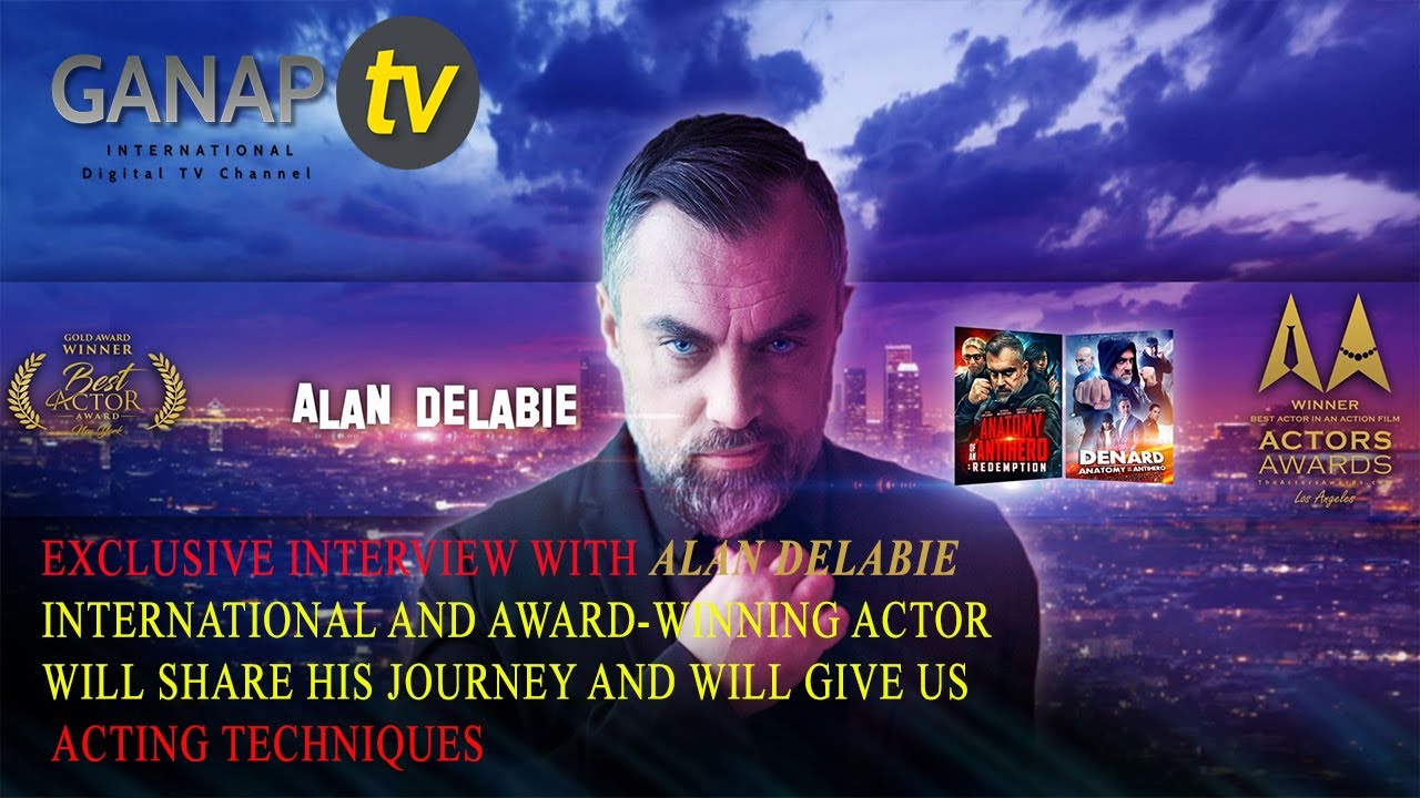 International and Award-Winning Actor Alan Delabie will share us his ...