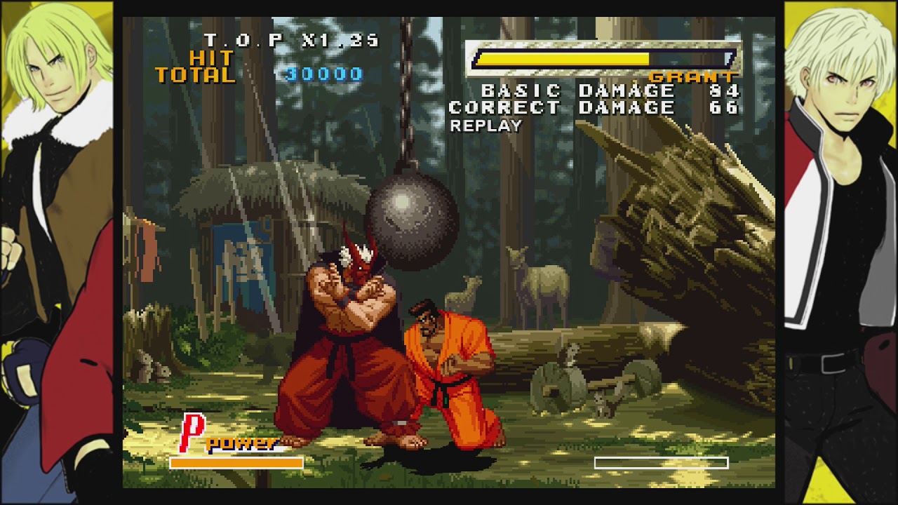 Garou: Mark of the Wolves - Marco Just Defend vs Engetsu Rin (Right ...
