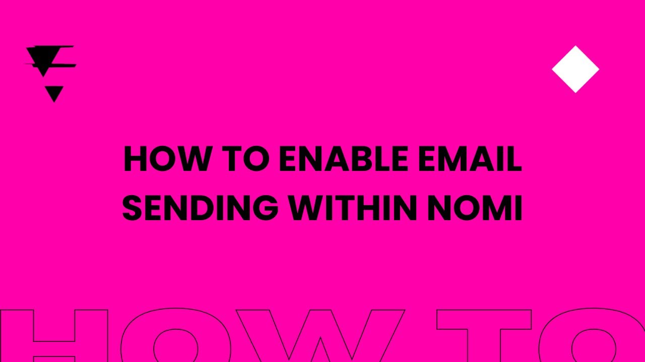 How to enable email functionality within Nomi - YouTube