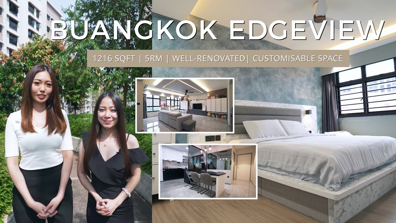 Singapore HDB Property Listing - Sengkang Buangkok Edgeview 5RM HDB For Sale - YouTube