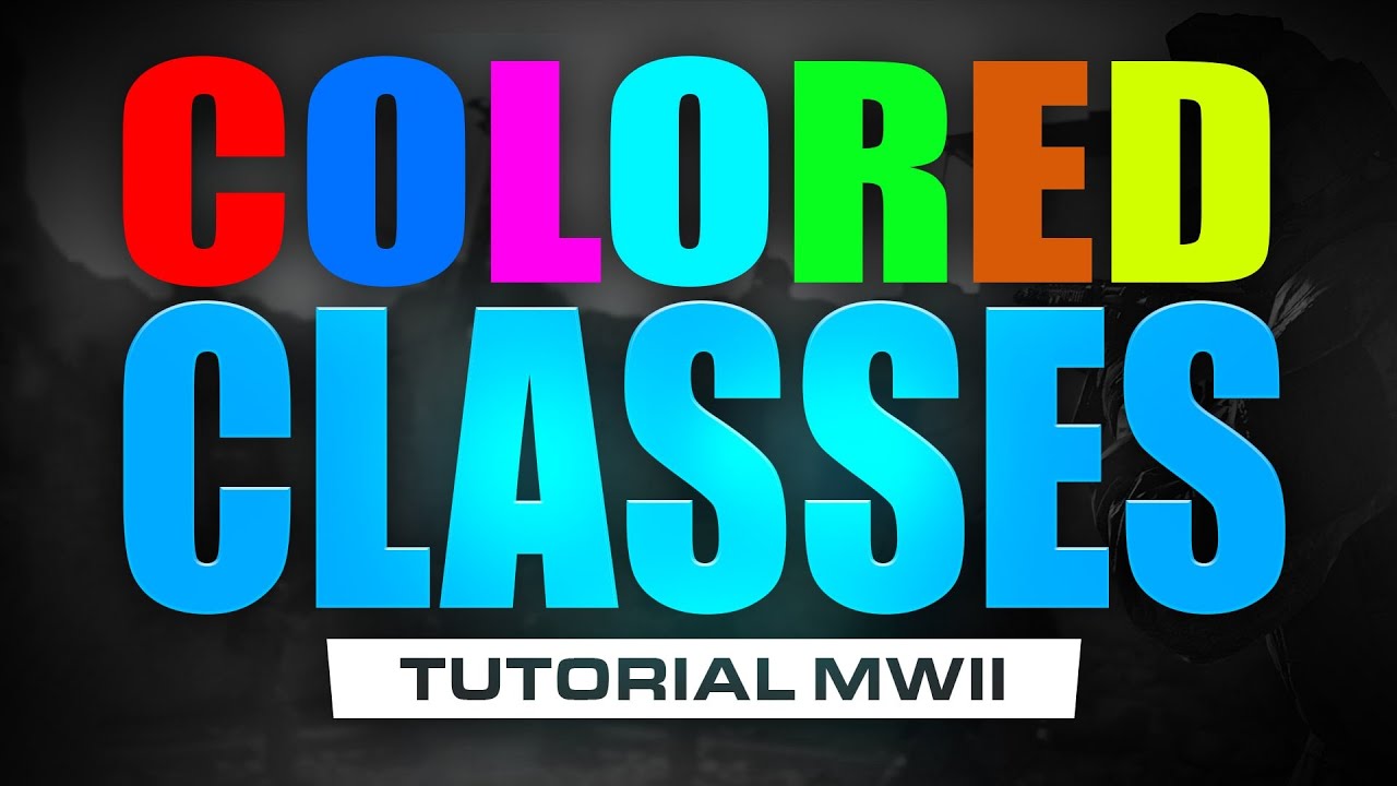 *NEW* How To Make MODDED/COLORED Classes in Modern Warfare 2 (PATCHED ...
