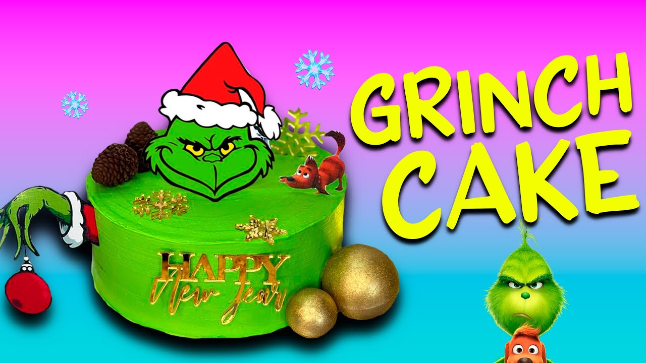 Cake for Grinch ️ Making a cake in 5 minutes SUPER EASY! - YouTube