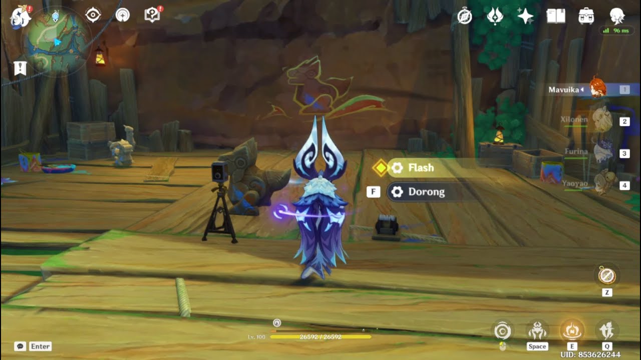 Shadow Camera Puzzle Natlan (master of the night wind) - YouTube